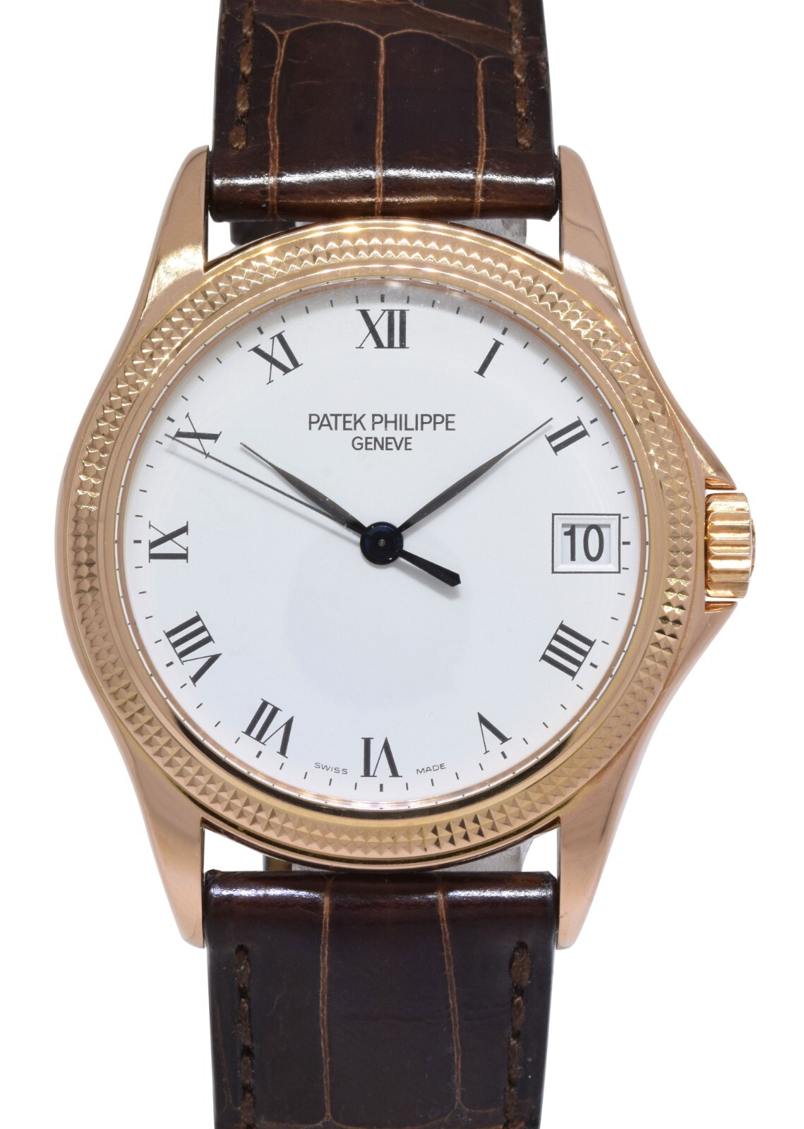 Patek Philippe Calatrava 5117 18k Rose Gold Mens 37mm Automatic Watch ...