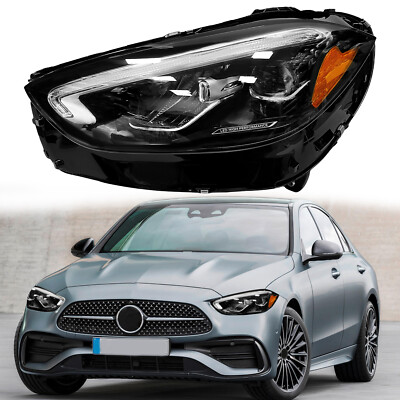 LED Headlight For 2022-2023 Mercedes C-Class A206 C300 C43 Left Driver ...