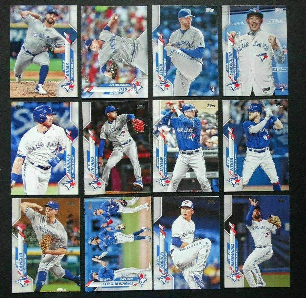2020 Topps Series 2 Toronto Blue Jays Team Set Ryu Hernandez Yamaguchi ...