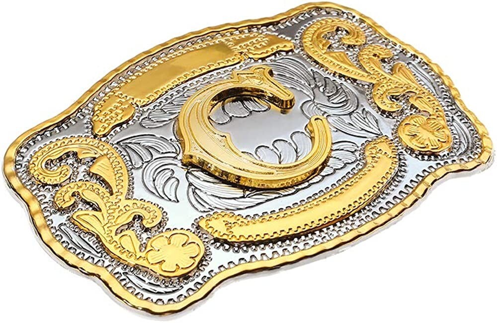 INITIAL (C) BELT BUCKLE LETTER COWBOY WESTERN RODEO TEXAS STAR Hebillas ...