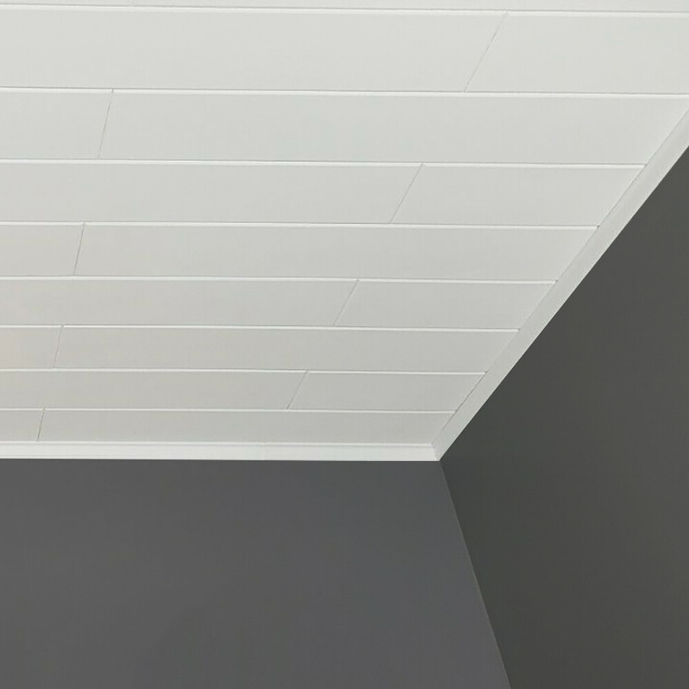 White Wood Ceiling Panels