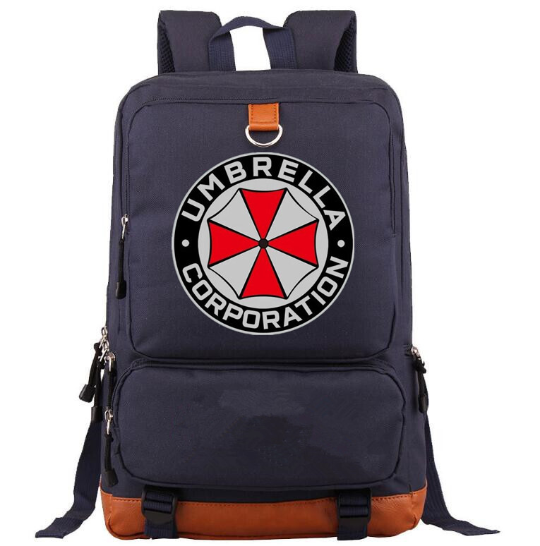 Resident Evil Biohazard Umbrella Backpack Teenagers Schoolbag Mochila ...