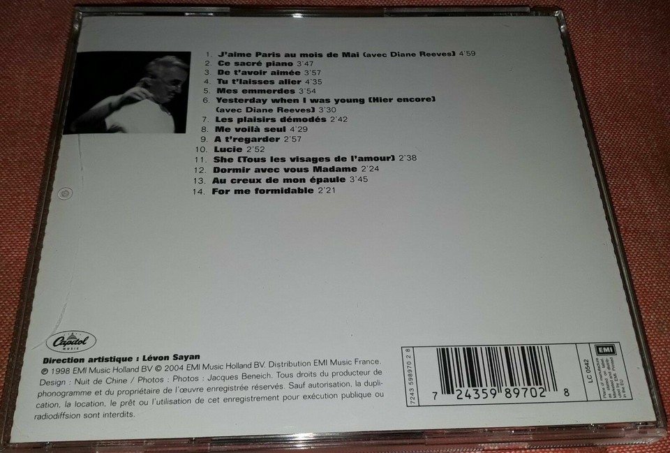 CHARLES AZNAVOUR JAZZNAVOUR CD ISSU DE L INTEGRALE ARC DE TRIOMPHE ...