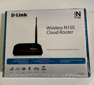 D-Link N150 Home 150 Mbps 4-Port 10/100 Wireless N Router (DIR-600L ...