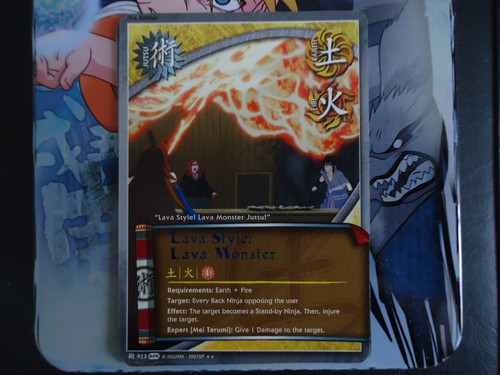 Naruto Cards CCG Lava Style: Lava Monster Jutsu J-923 Rare NEUF | eBay