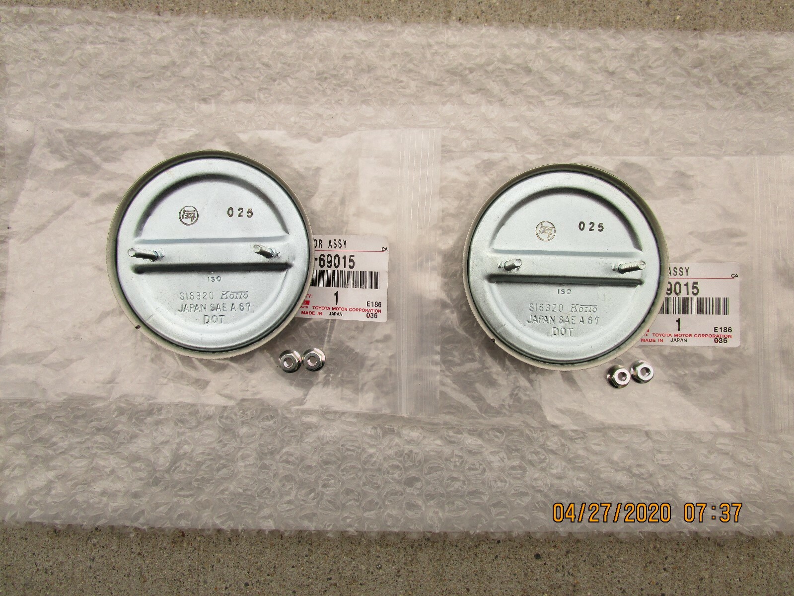 58-72 TOYOTA LAND CRUISER FJ40 REAR LH + RH REFLEX REFLECTOR LIGHT SET ...