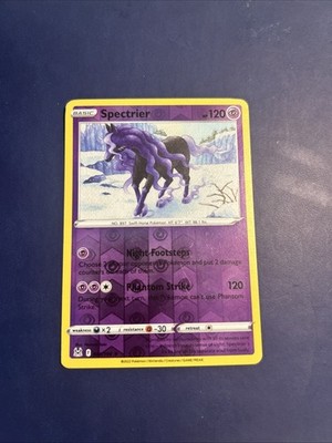 Pokémon TCG Spectrier Lost Origin Holo Card 081/196 Rare | eBay