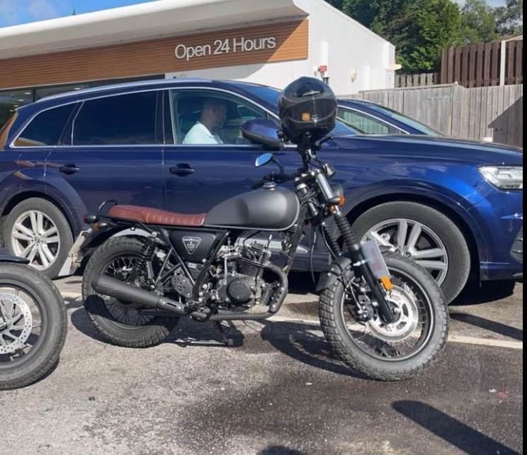 Grey 2023 Wk scrambler 50cc motorbike | eBay UK