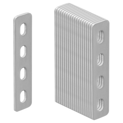 20 Pcs 4-1/4" Adjustable Mending Plate,Slotted Flat Straight Plate ...