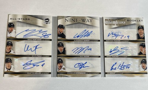 2022-23 UD The Cup Nine Way Signature Booklet All stars 1/9 First Print ...