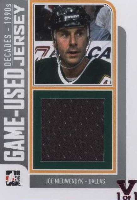 2013-14 In the Game Decades 1990s - Game Used Joe Nieuwendyk #M-14 ...