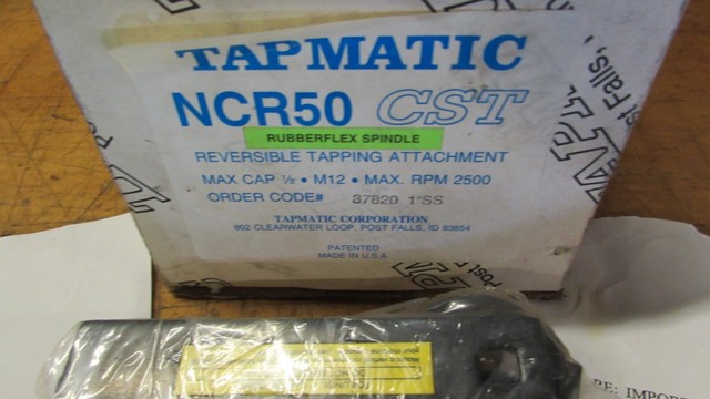 Tapmatic NCR50 Tapping Head With Cat 50 Taper for sale online | eBay
