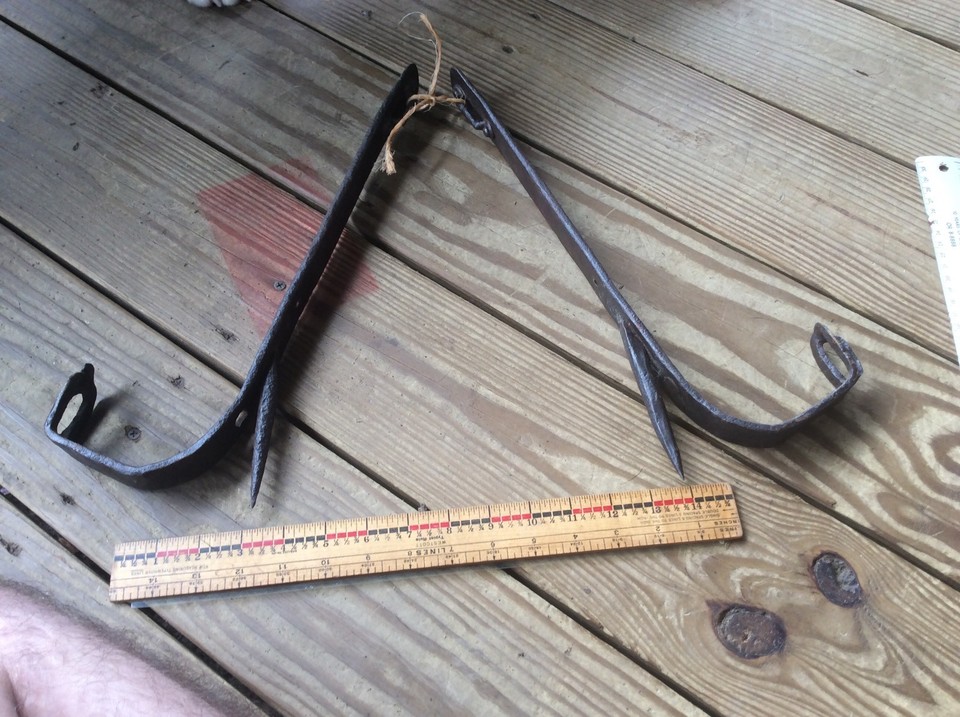 Vintage Gaff Spike Lumberjack Forestry Climbing Braces Telephone Poles ...