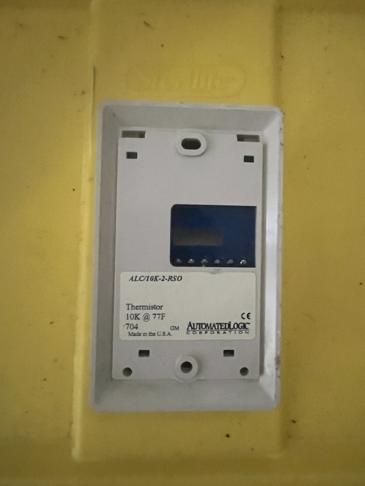 Automated Logic Alc/10k-2-rsoc / ALC10K2RSOC Wall Room Thermostat for ...