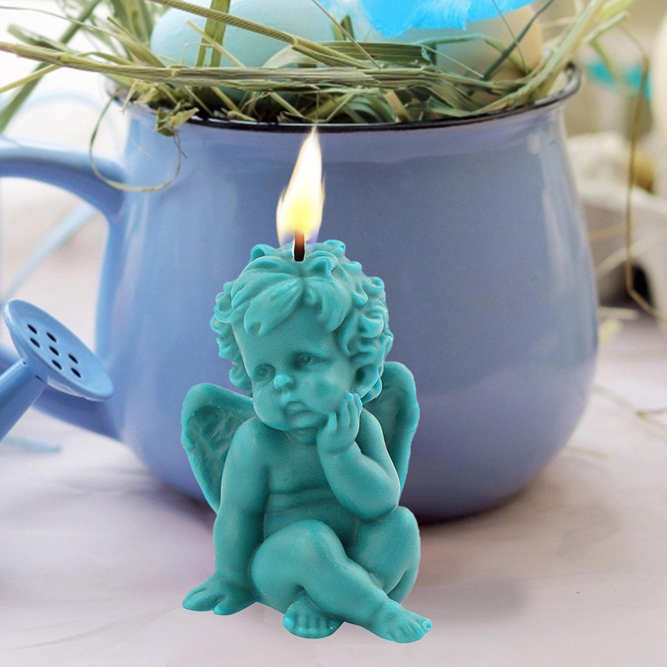 Silicone Soap Molds Little Angel Candle Mold Cute Angel Molds Chocolate ...