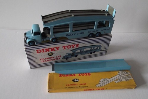 dinky toys 582 + 794 - Pullmore Car transportador + Rampa de carga - en ...