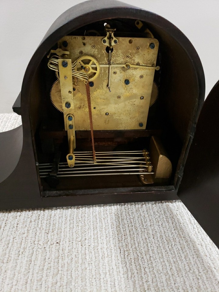 1927 Vintage Seth Thomas Key Winding Mantle Clock & Keys, Excellent To ...