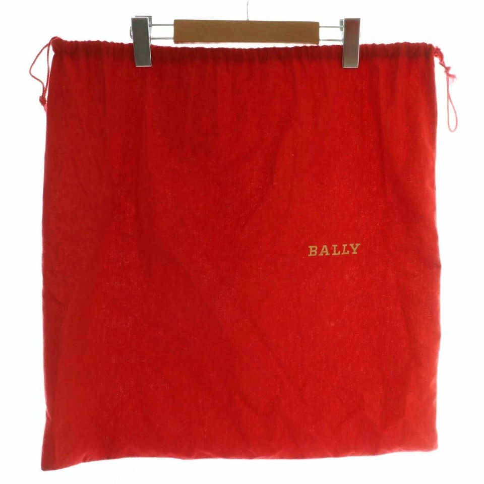Bally BALLY handbag tote enamel logo gold hardware red /XZ GY18 ladies ...