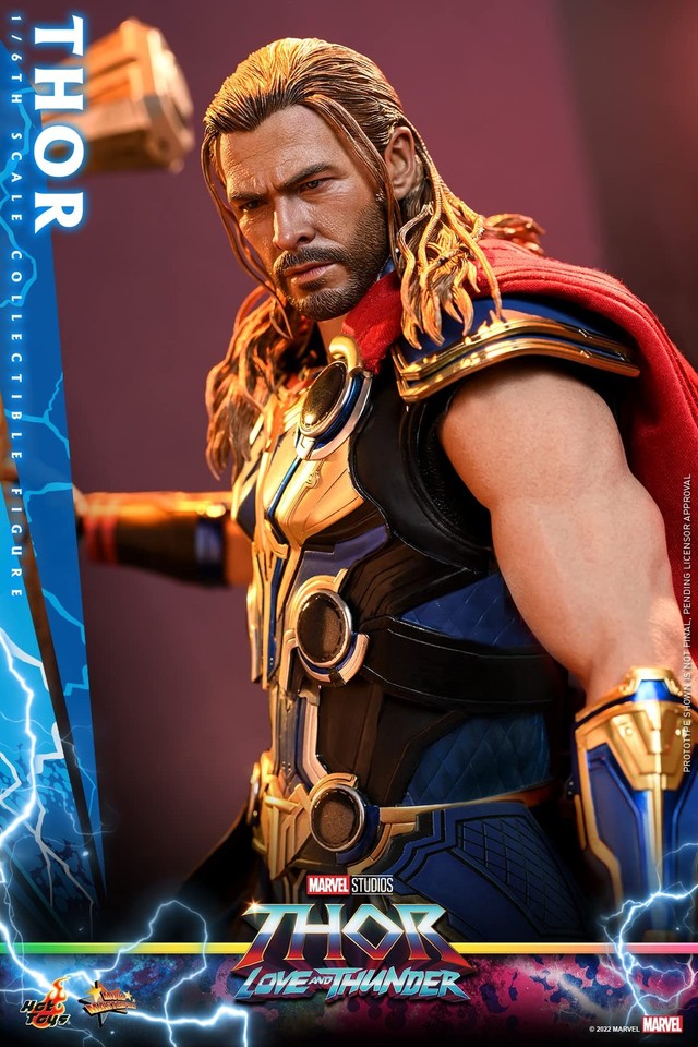 Movie Masterpiece Thor Love and Thunder Thor Blue H32cm Action Figure ...