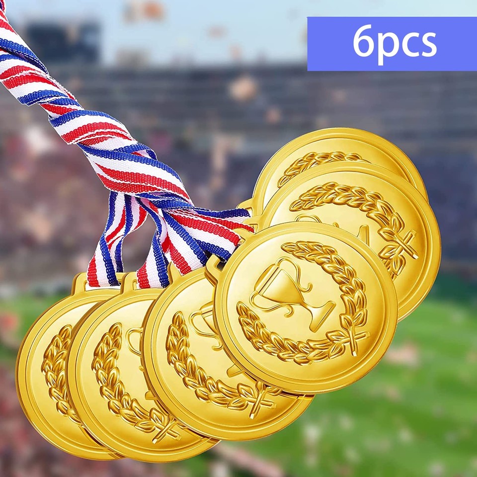 Lot de 6 médailles dor pour anniversaire denfant - Pour cadeaux ...