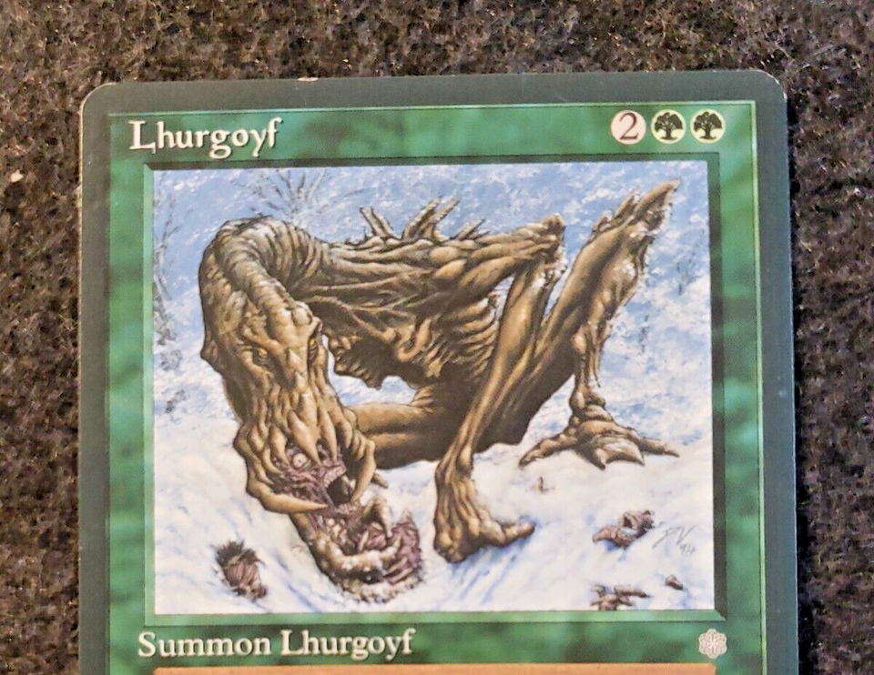 Lhurgoyf Ice Age NEVER PLAYED Rare MAGIC THE GATHERING MTG CARD ...