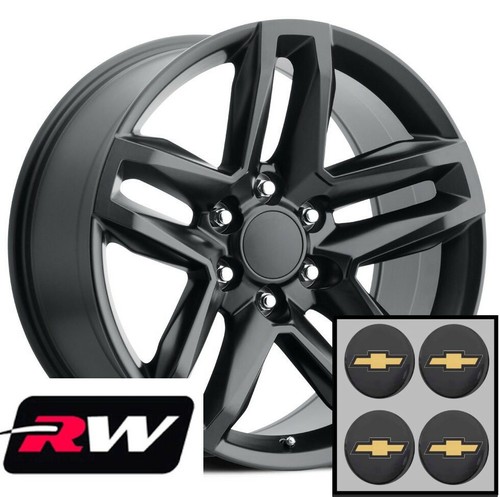 22 inch Chevy Suburban Z71 Trail Boss Replica Wheels Satin Black Rims ...