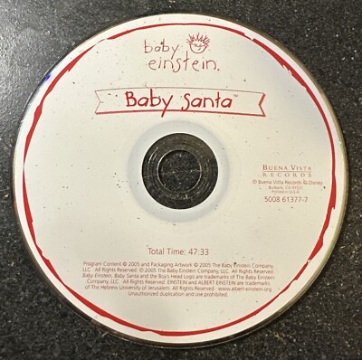 Baby Einstein Music Collection Baby Santa CD Holiday Music Concert For ...