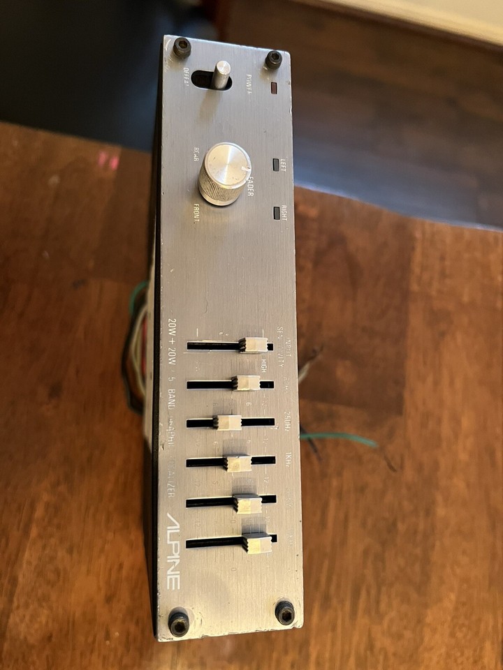 alpine 3342 equalizer car audio | eBay