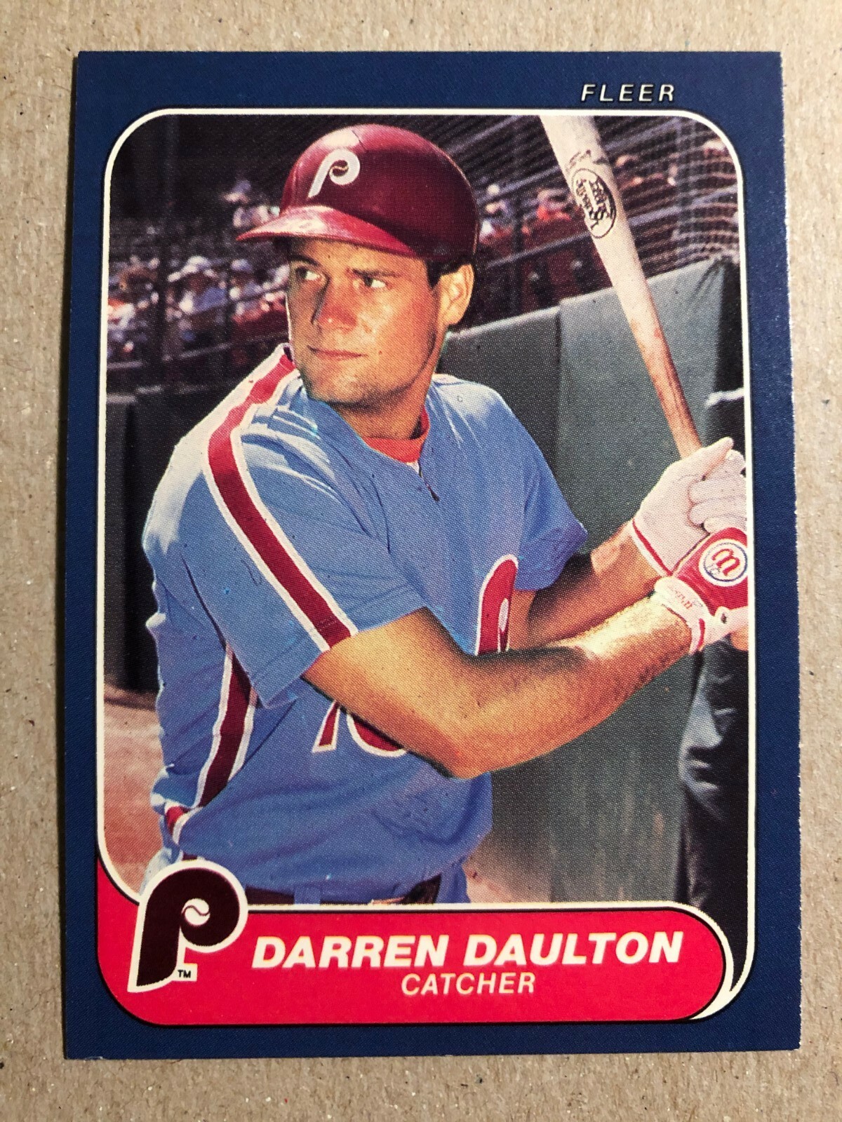 (10) 1986 Fleer Darren Daulton Rookie Card Lot #438 - Phillies MLB RC ...