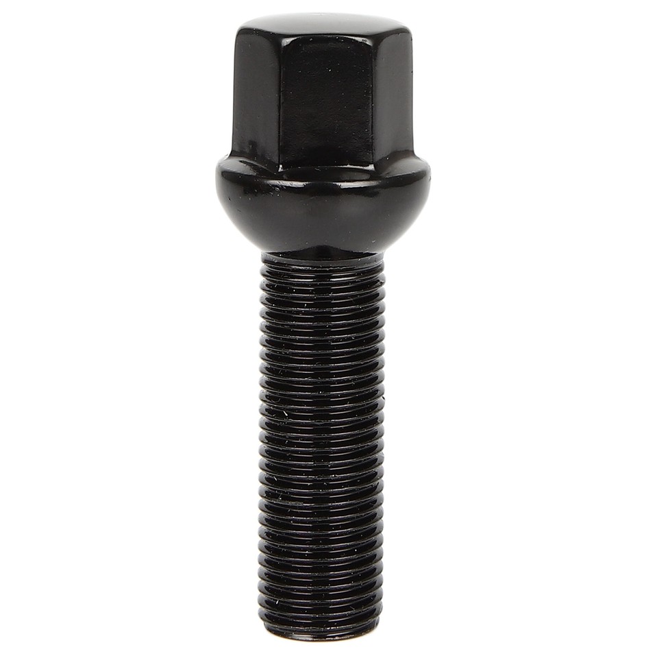 20 M14x1.5 overtall 64mm Lug Nuts Black 17mm Hex For Audi Q3 Q2 Q7 SQ5 ...