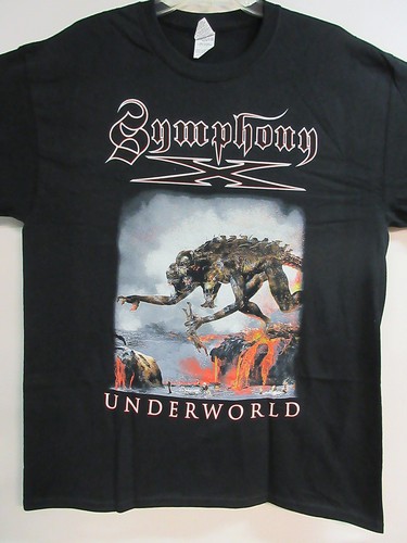 SYMPHONY X OFFICIAL MERCH UNDERWORLD TOUR 2015 BAND CONCERT MUSIC T ...