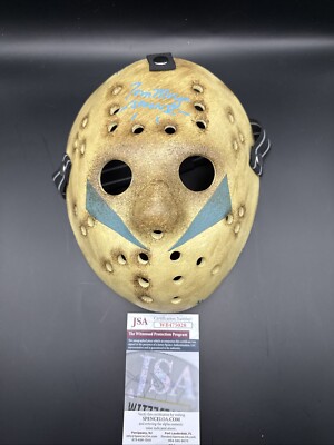 TOM MORGA SIGNED JASON VOORHEES NECA MASK FRIDAY THE 13TH PART 5 MINT ...