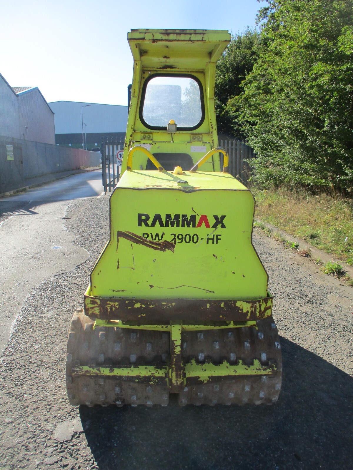 Rammax RW2900 trench vibrating roller ride on Benford Terex 120 100 80 ...