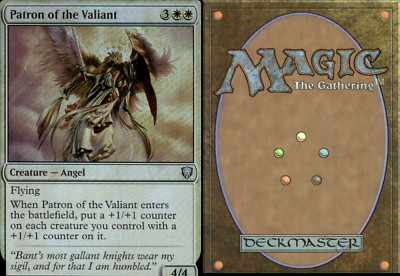 MTG 1x FOIL Patron of the Valiant Origins Magic the Gathering Card x1 ...