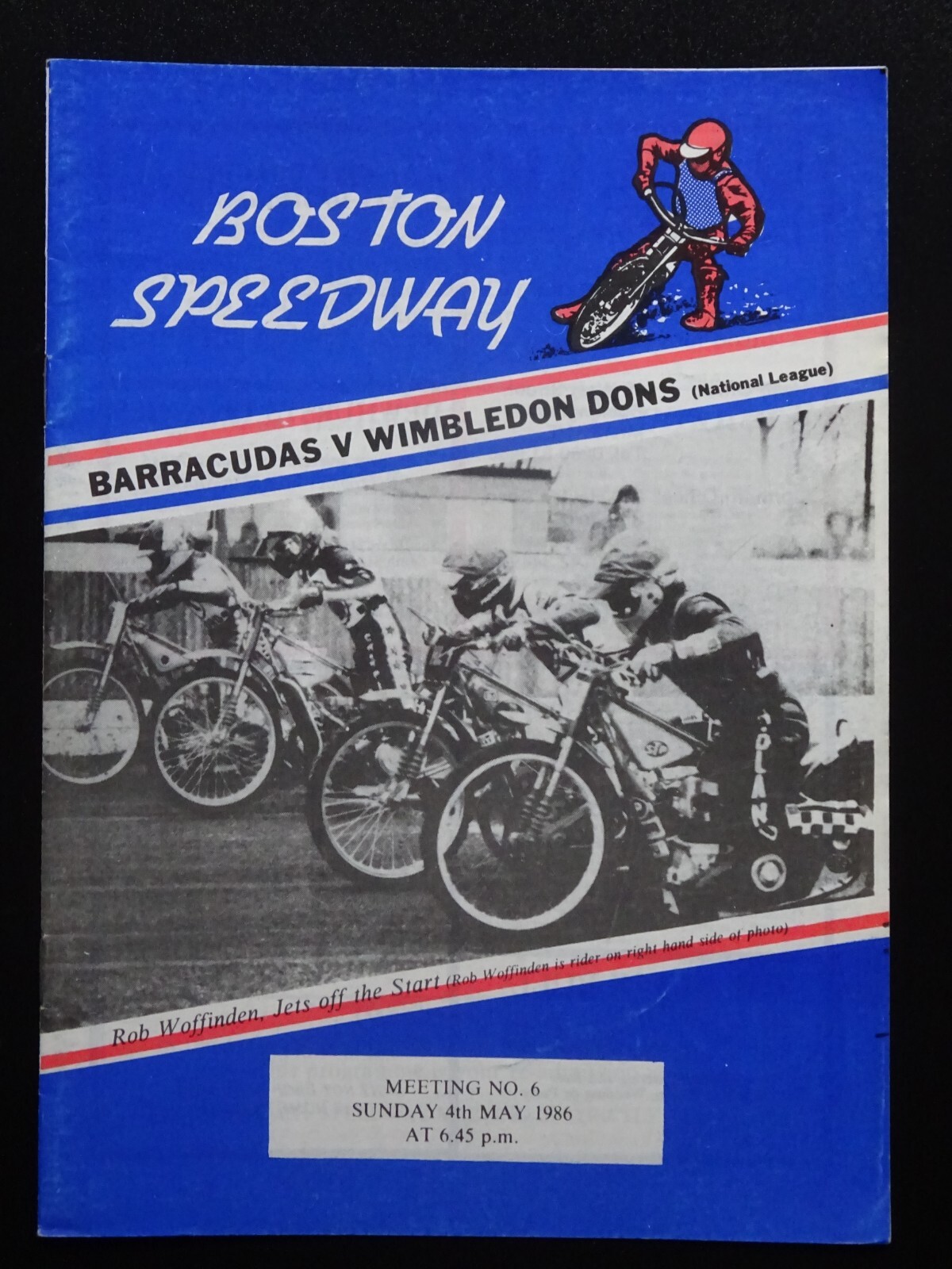 Choice of BOSTON Barracudas Speedway programmes 1973-1987 British ...