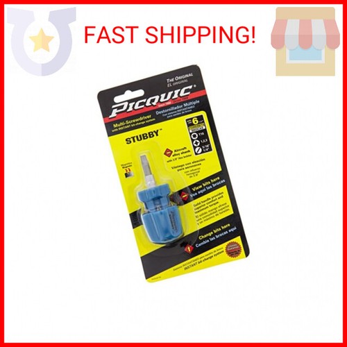 Picquic Stubby Multi-bit Screwdriver Colors Vary 57369911003| eBay