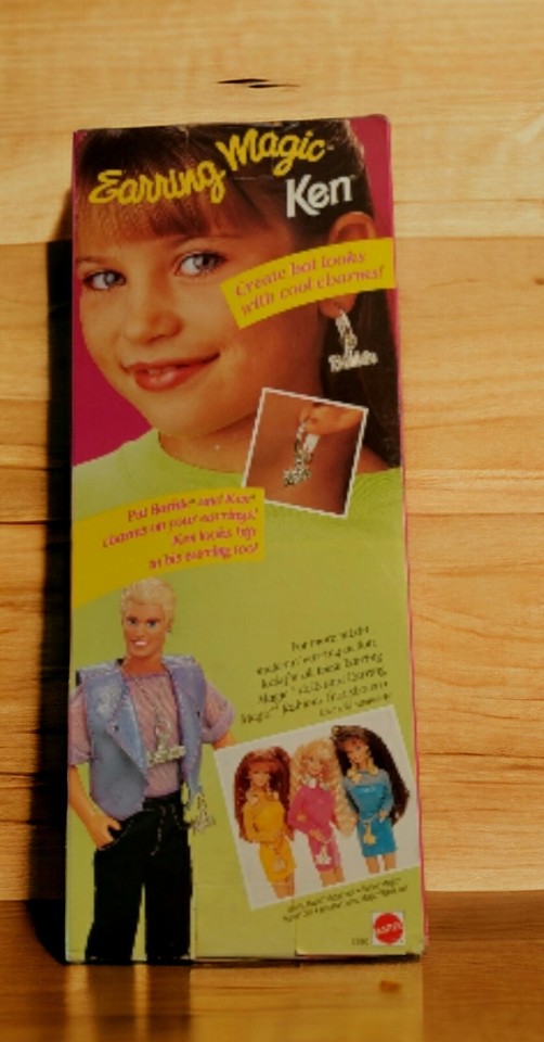 Vintage Mattel 1992 Earring Magic Ken Doll #2290 New! Barbie ...
