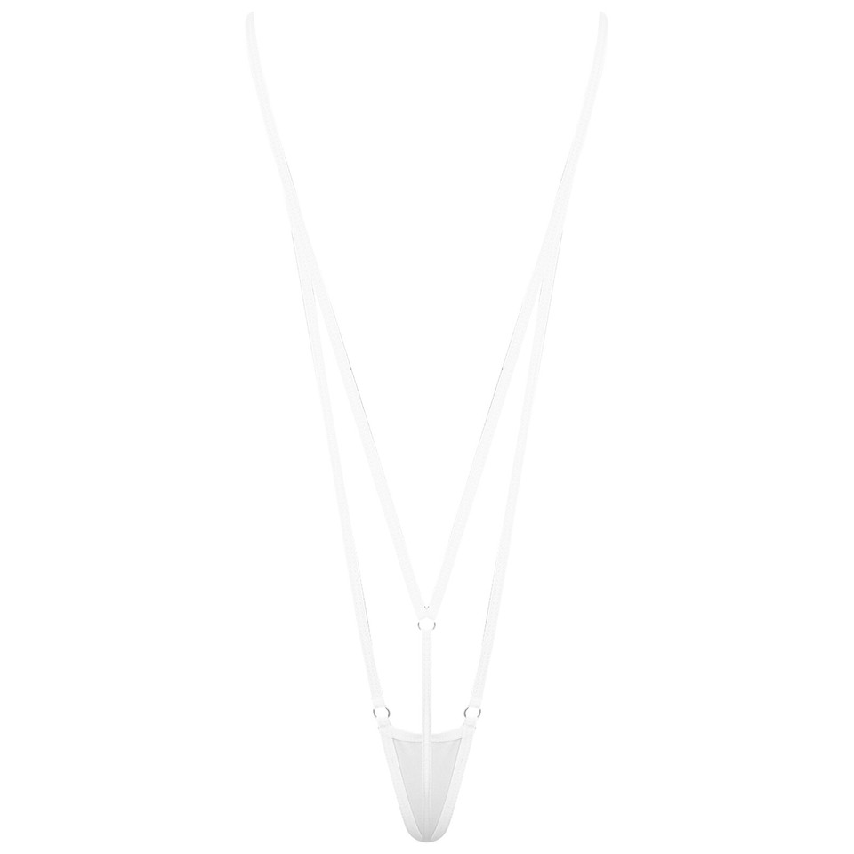 Women One Piece Sling Shot Spaghetti Straps Micro Monokini Swimsuit ...