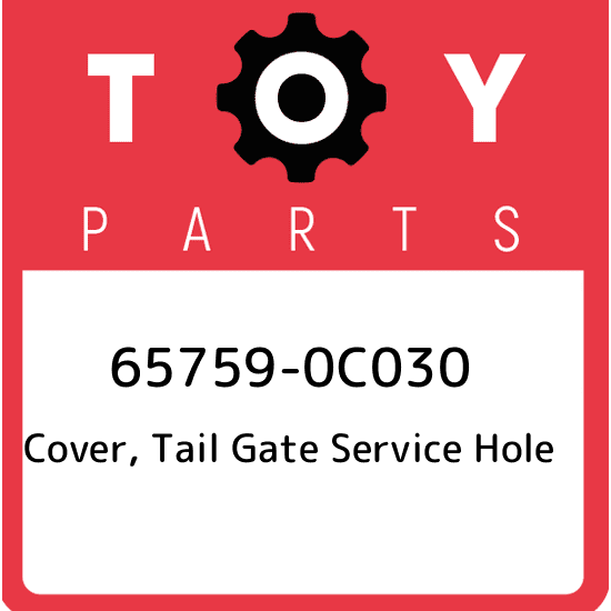 Genuine OEM Tailgate Gap Cover for Toyota 657590C030 for sale online | eBay