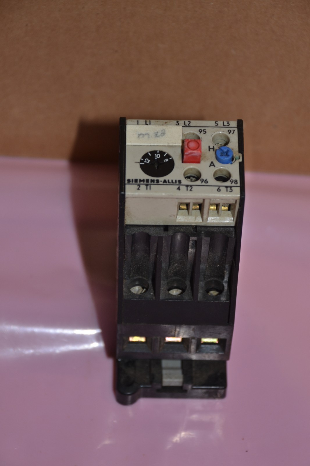 SIEMENS ALLIS OVERLOAD RELAY OLR 1250 OLR1250 OLR-1250 8-12.5 A AMP ...