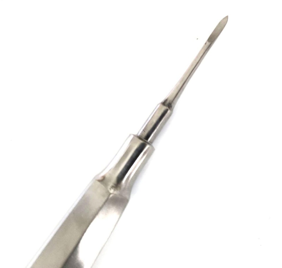 Heidbrink Root Tip-Picks Elevator H1 Straight H-Handle, Silver | eBay