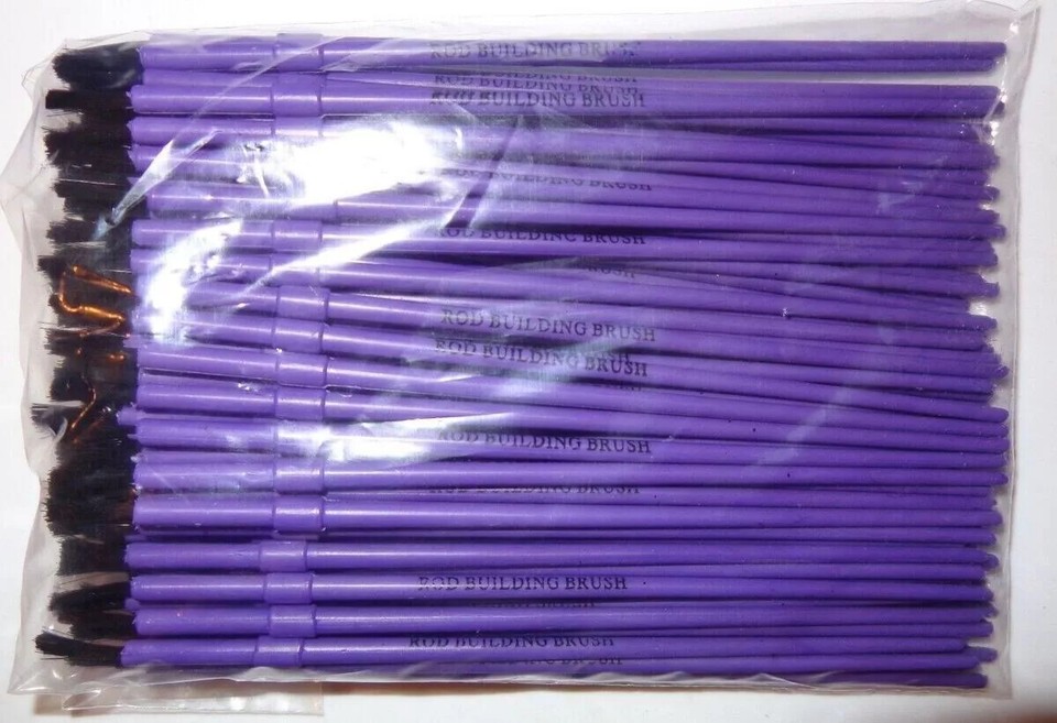 Pack 25pc / 100pc Disposable Nylon Fishing Rod Building Epoxy Finishing ...