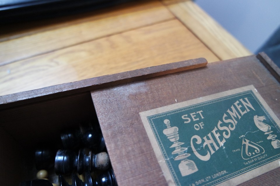 J.Jaques & Sons St George Pattern Chess Set c1910 | eBay UK