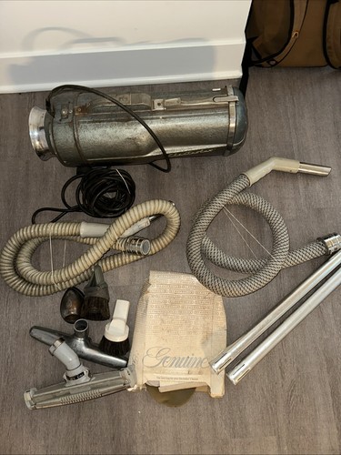 Vintage Electrolux Model E Vacuum Cleaner w/ Attachments & Accessories ...