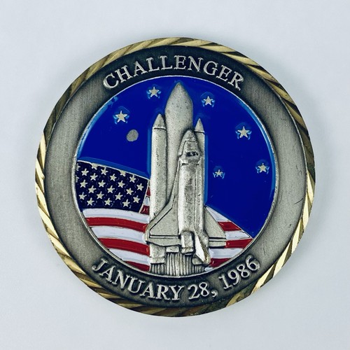 Space Shuttle Challenger Columbia Memorial Challenge Coin NASA Shuttle ...