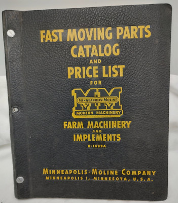 1952 Minneapolis Moline Fast Moving Parts Catalog | eBay