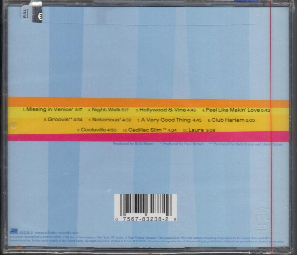 New Sealed Rick Braun Best of Rick Braun 1999 Atlantic Audio CD ...