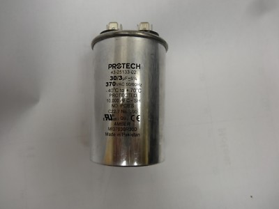 Protech 43-25133-02 Capacitor 30/3uf, 370VAC, 50/60HZ-----"USED" | eBay
