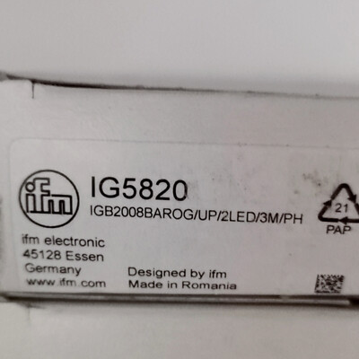 One For IFM New IG5820 Proximity Switch Sensor Free Shipping | eBay