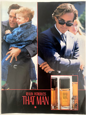 Revlon Introduces That Man Cologne Vintage 1989 Magazine Ad | eBay